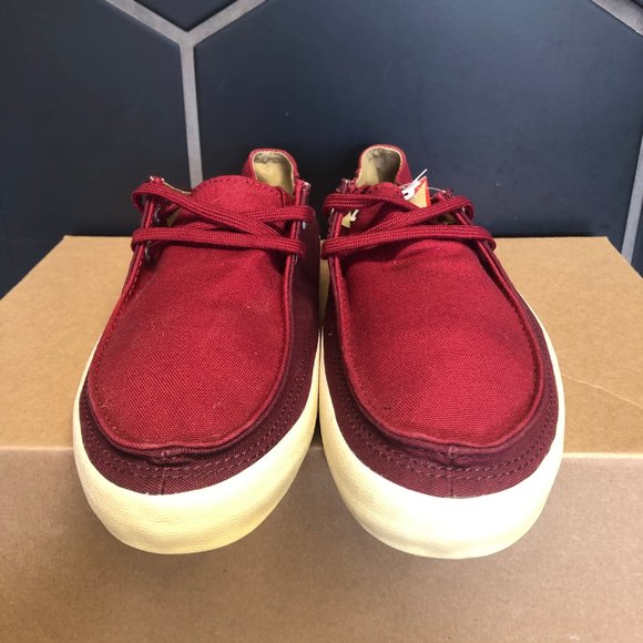 Vans | Shoes | New Wo Box Vans Rata Vulc Burgundy Surf Siders | Poshmark